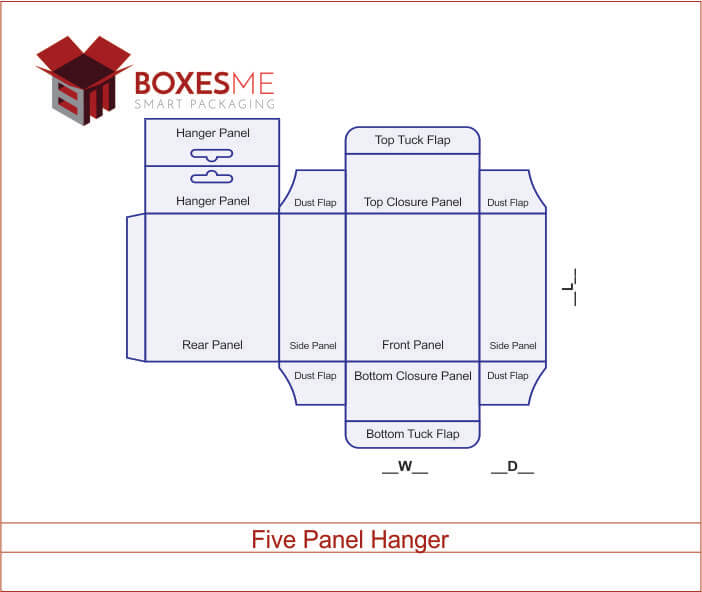 Five Panel Hanger Boxes